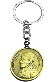 Men Style Chhatrapati Shivaji Maharaj Locket With Rajmudra Key Chain ...