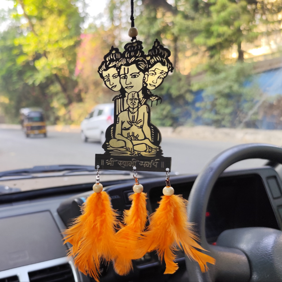 Shree Swami Samarth with Vitthal Maharaj Metal Wall Art – Sanatani Shop