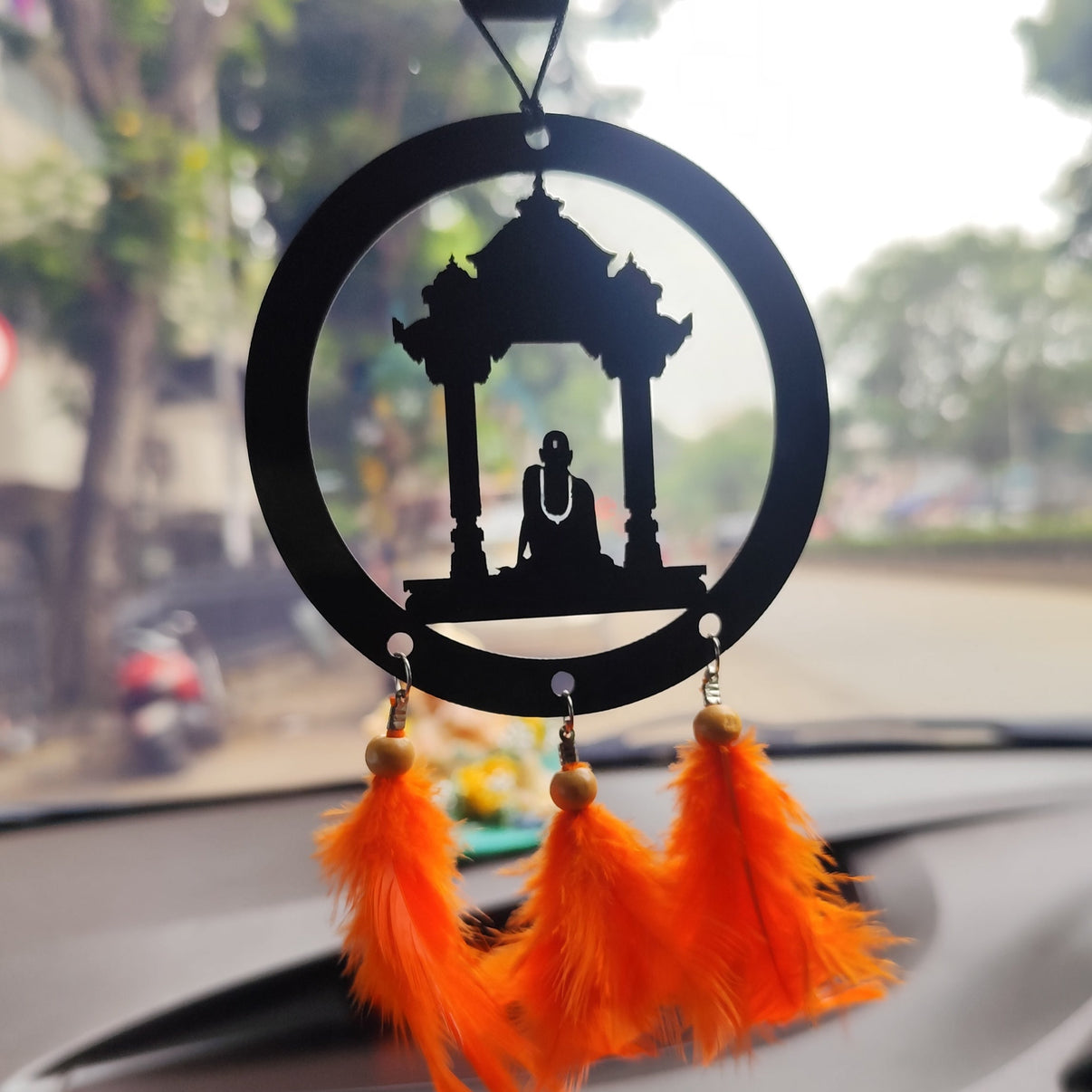 Swami Samartha Car & Wall Hanger in Temple Frame – Divine Decor ...