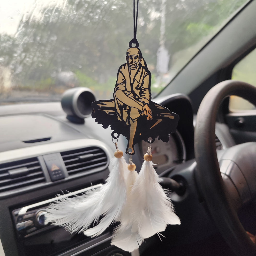 Sai Baba Car Hanging – Sanatani Shop